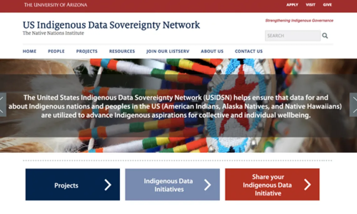 US Indigenous Data Sovereignty Network | Native Nations Institute